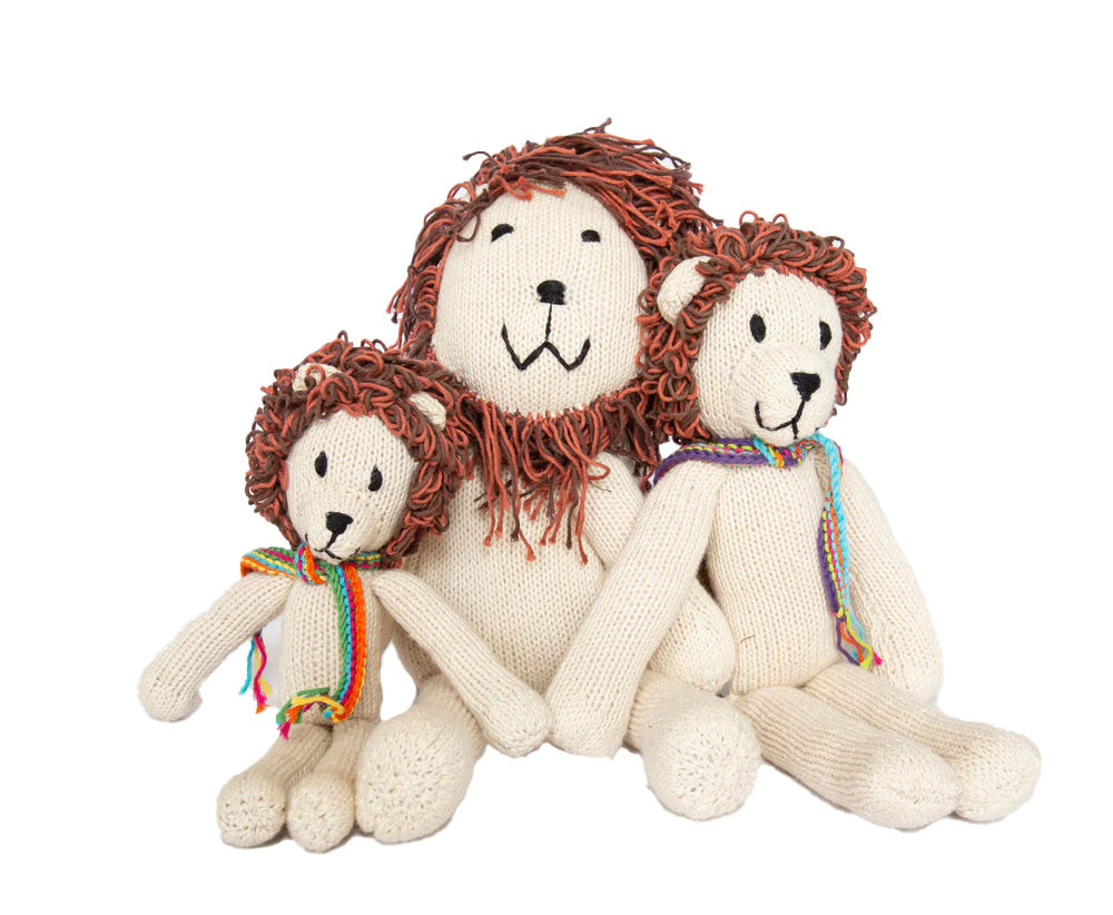 Hand Knit Lion Stuffy - LouLou Baker