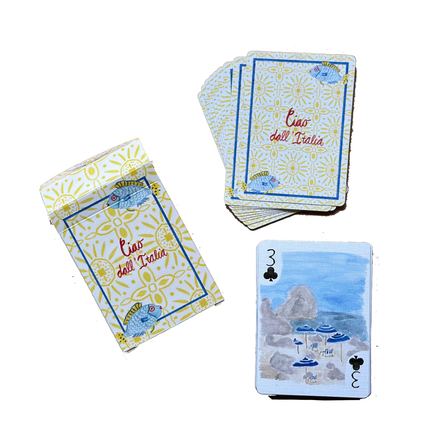 Italian Riviera Playing Cards - LouLou Baker