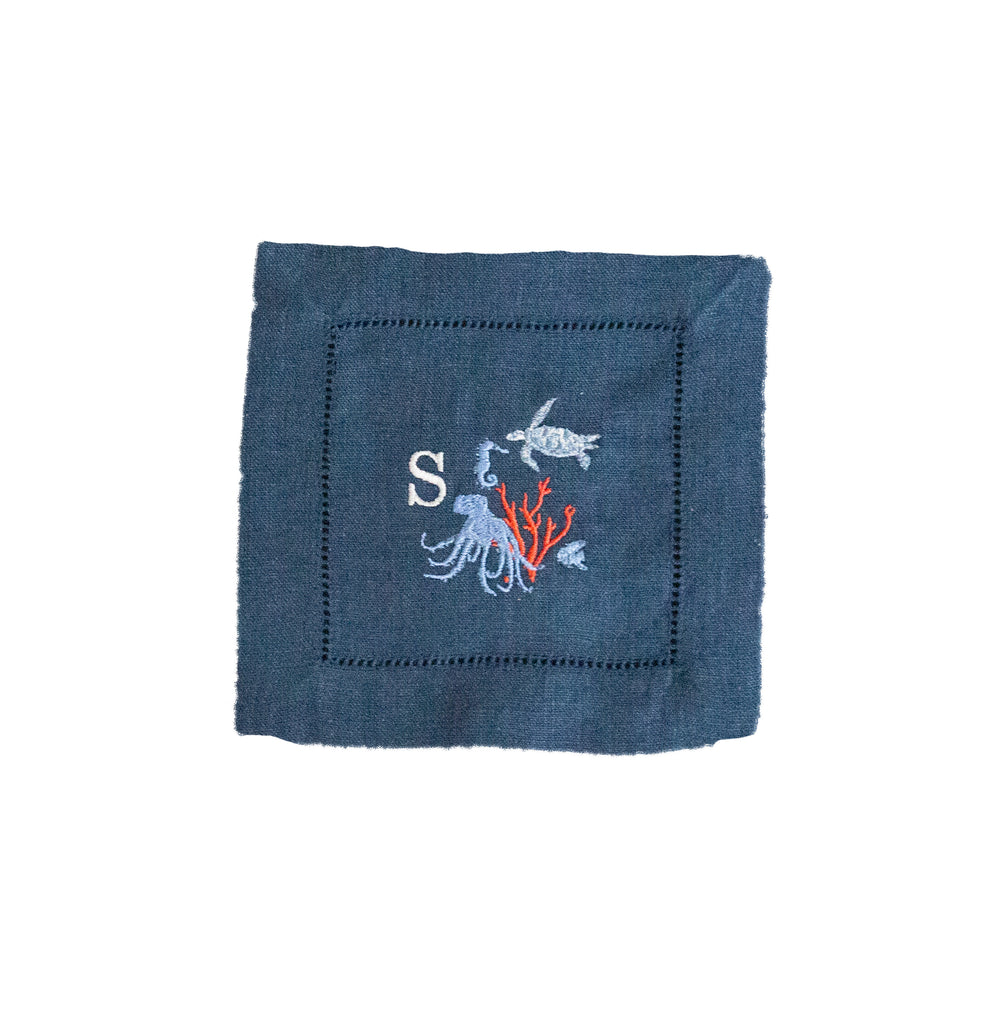 Under the Sea Cocktail Napkin - LouLou Baker