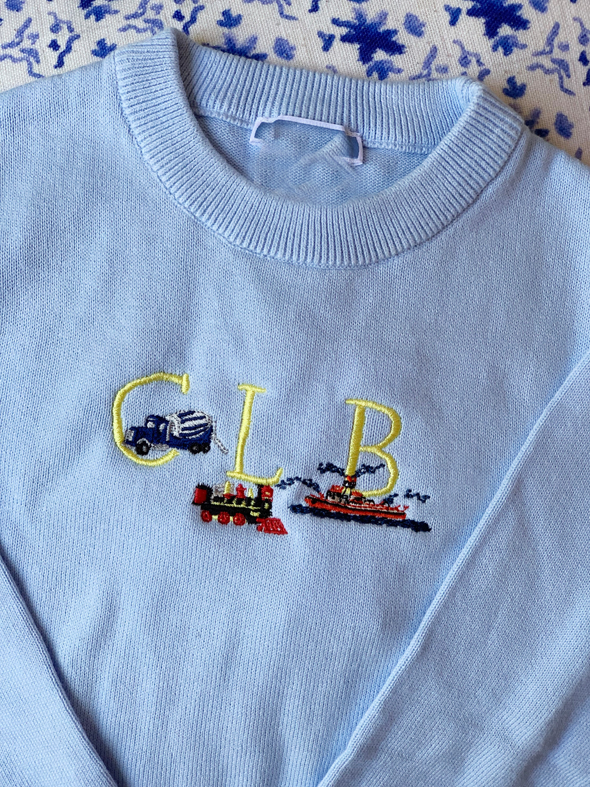 Custom Embroidered Sweater - LouLou Baker