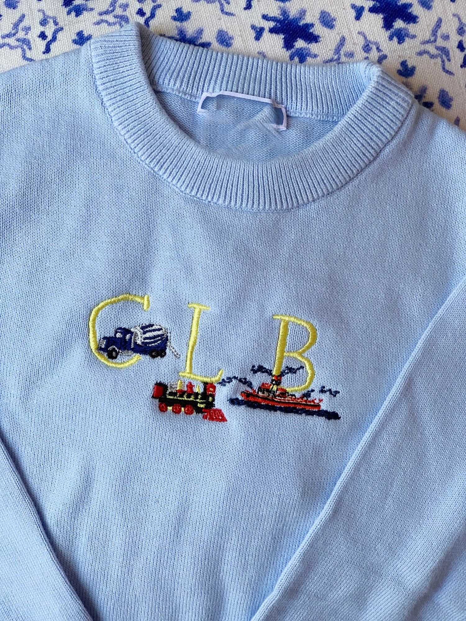 Custom Embroidered Sweater